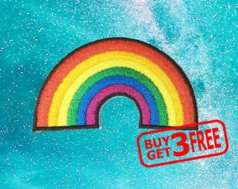 Rainbow patches | Etsy