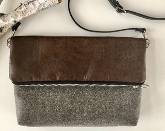 Fold over purse | Etsy