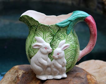 Rabbit pitcher | Etsy