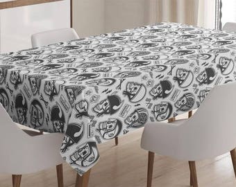 Skull tablecloth | Etsy