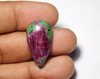 Ruby zoisite stone | Etsy