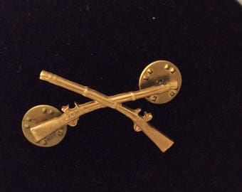 Crossed rifles | Etsy