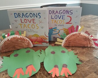 Dragons love tacos | Etsy
