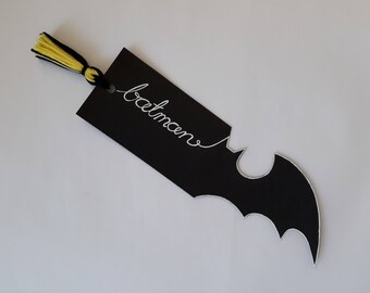 Superhero bookmark | Etsy