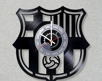 Record wall clock | Etsy