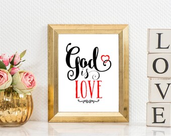God is love | Etsy