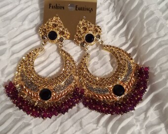 Pakistani earrings | Etsy