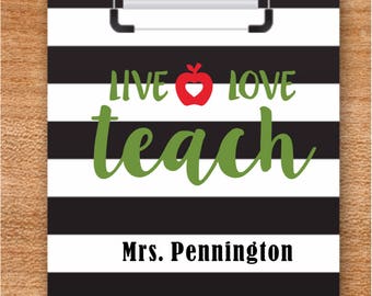 Live love teach | Etsy