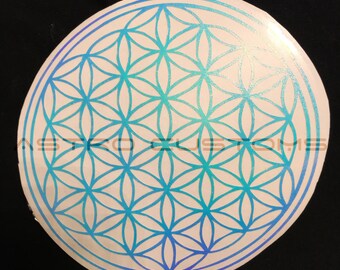 Sacred geometry sticker | Etsy