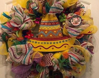 Mexican wreath | Etsy