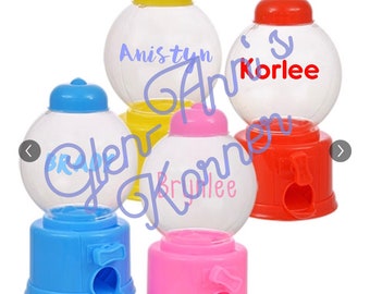 Pink gumball machine | Etsy