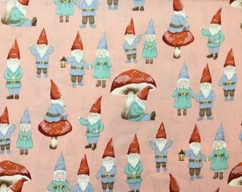 Gnome fabric | Etsy