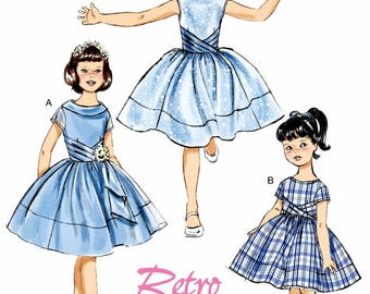 Retro dress pattern | Etsy