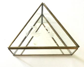 Triangle mirror | Etsy
