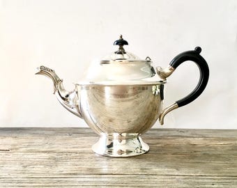 Silver plate teapot | Etsy