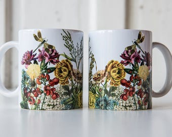 Botanical mug | Etsy
