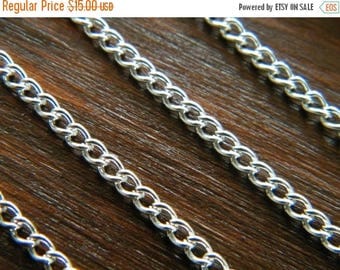 925 Sterling Silver Necklace Chain Oval chain Twist chain