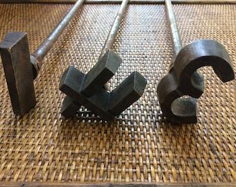 Cattle branding iron | Etsy