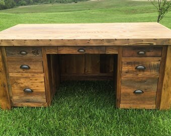 Chestnut desk | Etsy