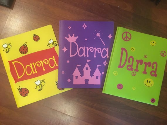 Personalized School Folders and Supplies