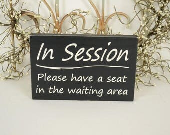 In session sign | Etsy