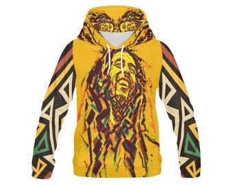 Rasta hoodie | Etsy