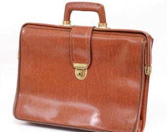 Vintage briefcase | Etsy