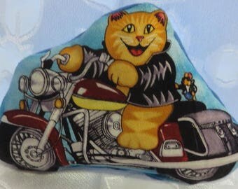 Cat on motorcycle | Etsy