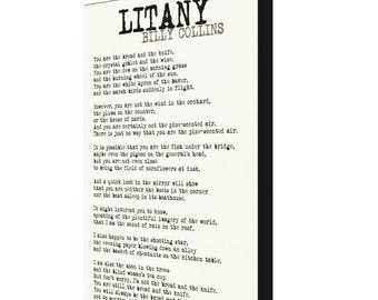 Litany | Etsy