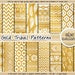 SALE gold digital paper golden digital paper gold foil