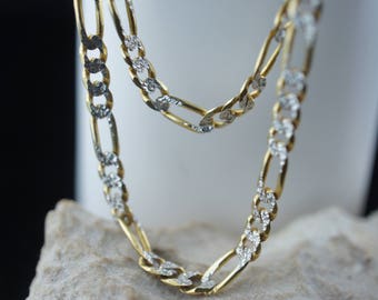 417 gold chain | Etsy