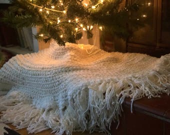 Christmas tree skirt | Etsy