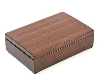Stained wood box | Etsy