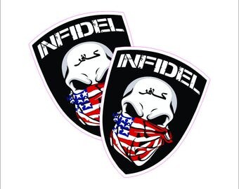 Infidel decal | Etsy
