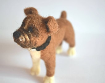 Needle felted dog | Etsy