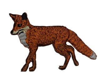 Fox applique | Etsy