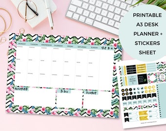 Desk planner | Etsy
