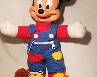 Mickey mouse doll | Etsy