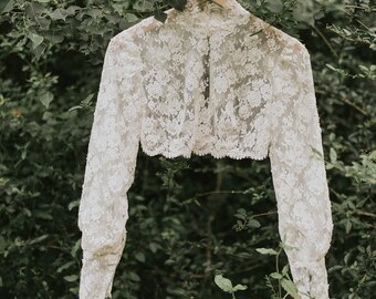 Bridal lace top | Etsy