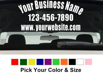 Rear window decal | Etsy