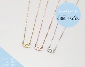 Initial choker | Etsy