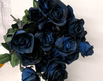 Navy blue bouquet | Etsy