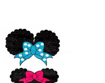 Svg afro girl | Etsy