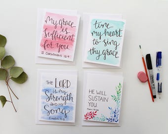 Handwritten cards | Etsy