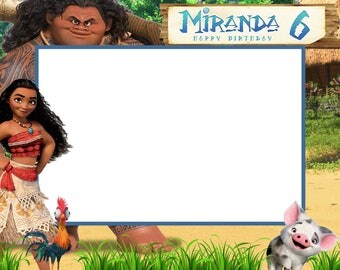 Moana frame | Etsy
