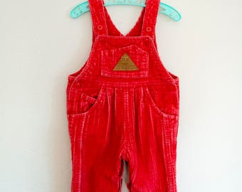 Red overalls | Etsy