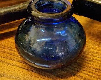 Glass ink bottle | Etsy