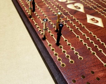 Cribbage board table | Etsy