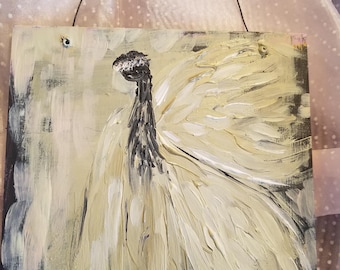 Angel painting | Etsy