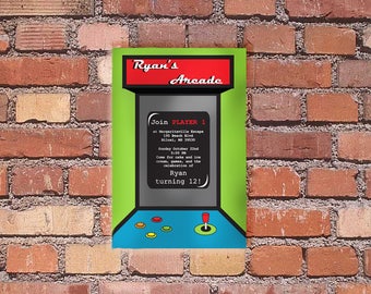 Arcade birthday | Etsy